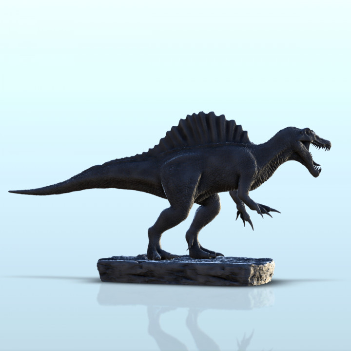 3D Printable Spinosauridae dinosaure (17) - High detailed Prehistoric ...