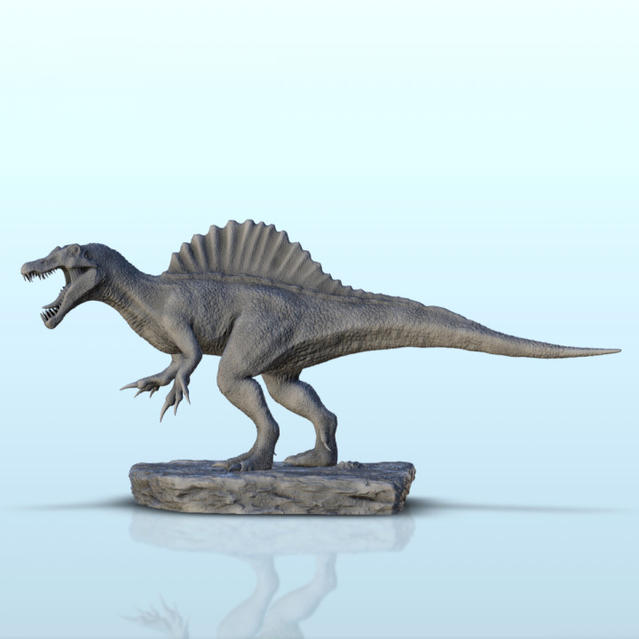3D Printable Spinosauridae dinosaure (17) - High detailed Prehistoric ...