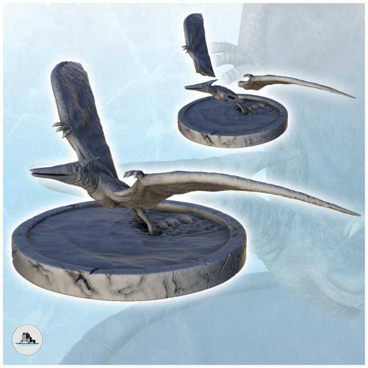 3D Printable Pterodon dinosaure (16) - High detailed Prehistoric animal ...