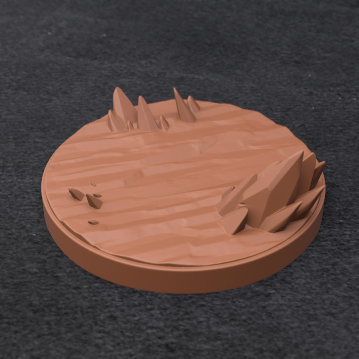 3D Printable Crystal Base Miniatures - Pre-Supported by Epics N Stuffs