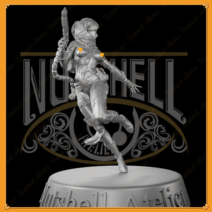 3D Printable Nutshell Atelier - Space girl(figure only)(NSFW) by Nutshell atelier