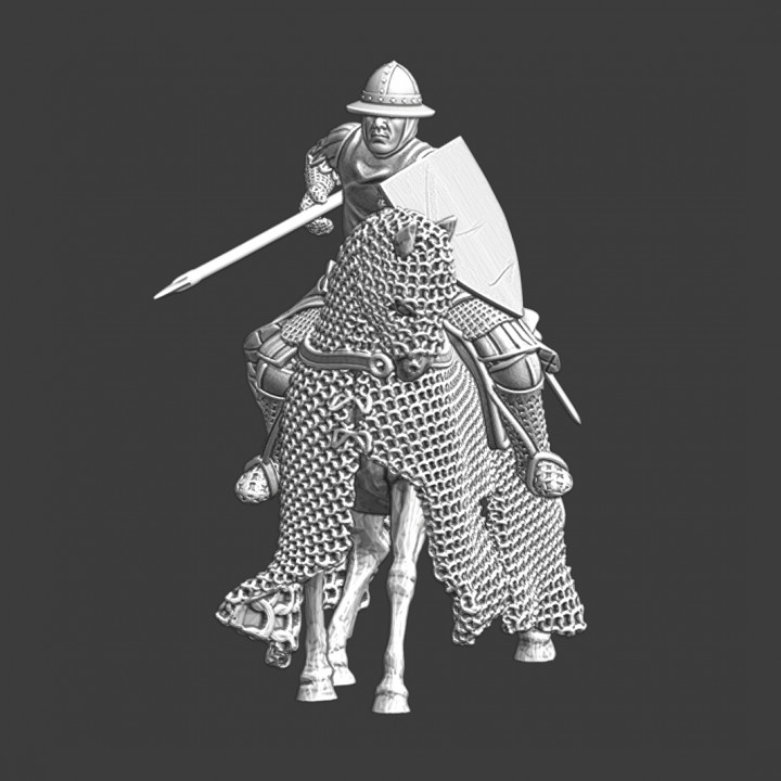 3D Printable Medieval Danish Vassal Knight at Lake Peipus 1241 by ...