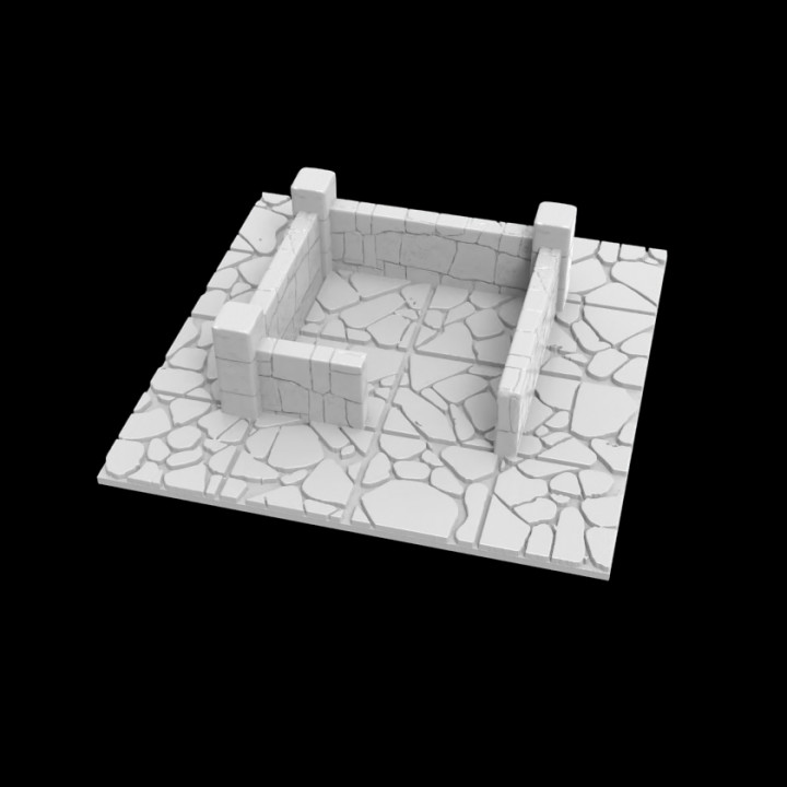 3D Printable Village Ruins Battle Map :: Incredible Realms Nulan ...