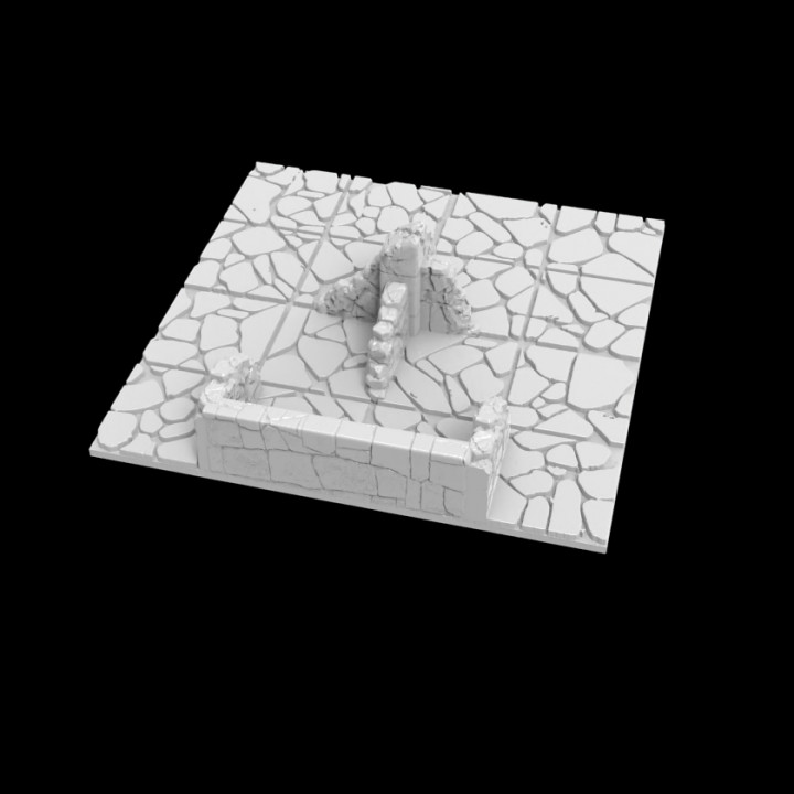 3D Printable Village Ruins Battle Map :: Incredible Realms Nulan ...