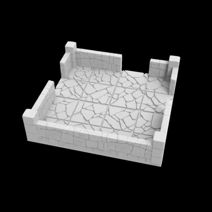 3D Printable Village Ruins Battle Map :: Incredible Realms Nulan ...