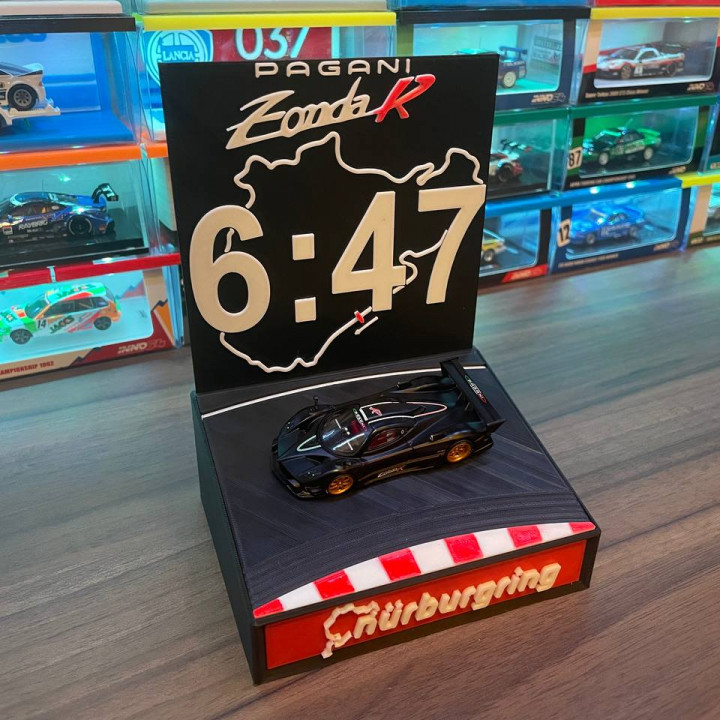 3D Printable Tarmac Works Pagani Zonda R Display (Nurburgring Record ...