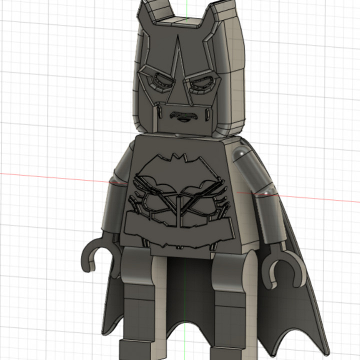 3D Printable Lego Batman by 3Ds4you