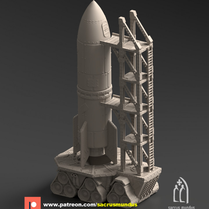 3D Printable Warpzel-1A. Orc Space Program. Scifi / Orc / Wasteland ...