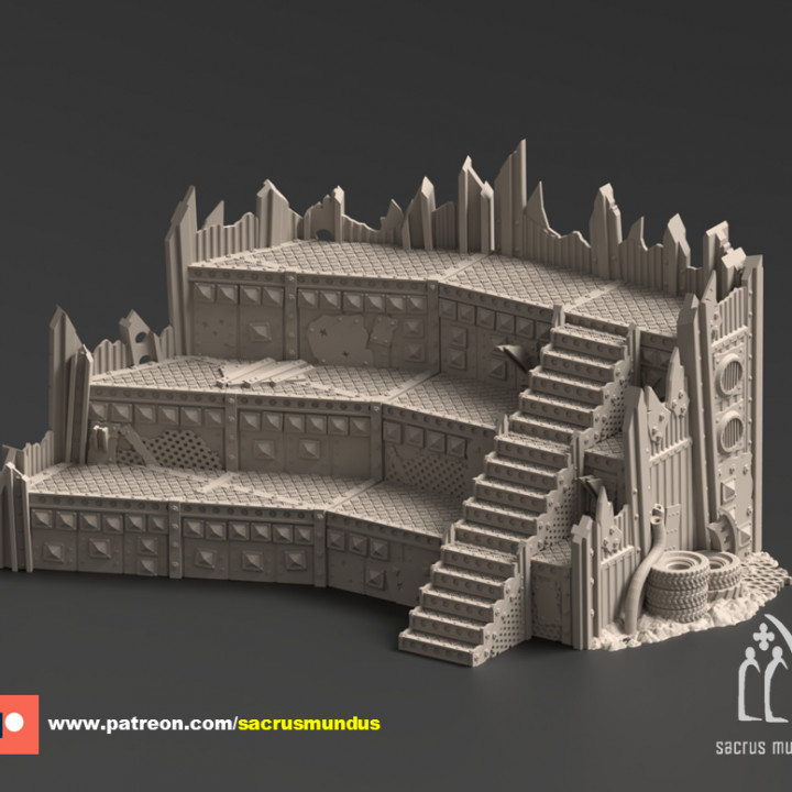 3D Printable Warpzel-1A. Orc Space Program. Scifi / Orc / Wasteland ...