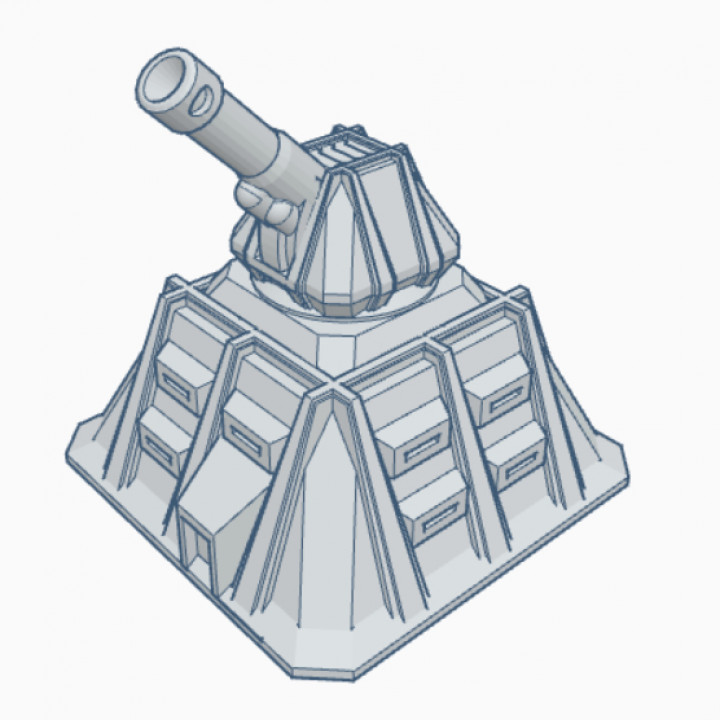 3D Printable 15 Weapon Emplacement Bundle Package by Wargame Forge