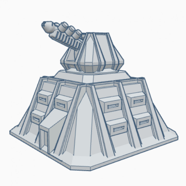 3D Printable 15 Weapon Emplacement Bundle Package by Wargame Forge
