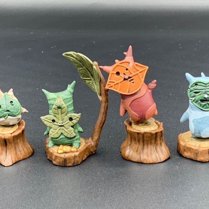 3D Print of Epics 'N' Stuffs Month 37 Releases - pre-supported by Spore ...