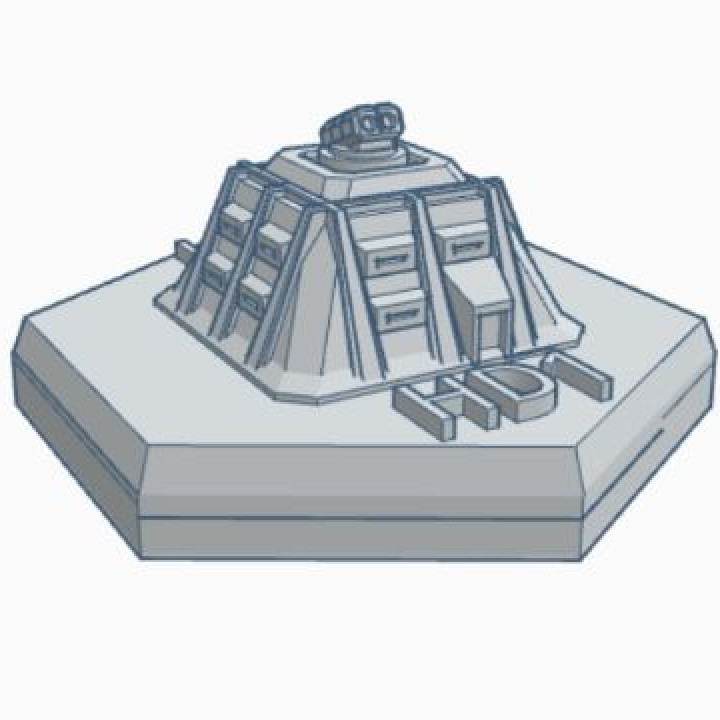 3D Printable 15 Hex Map Scale Weapon Emplacement Bundle Package by ...