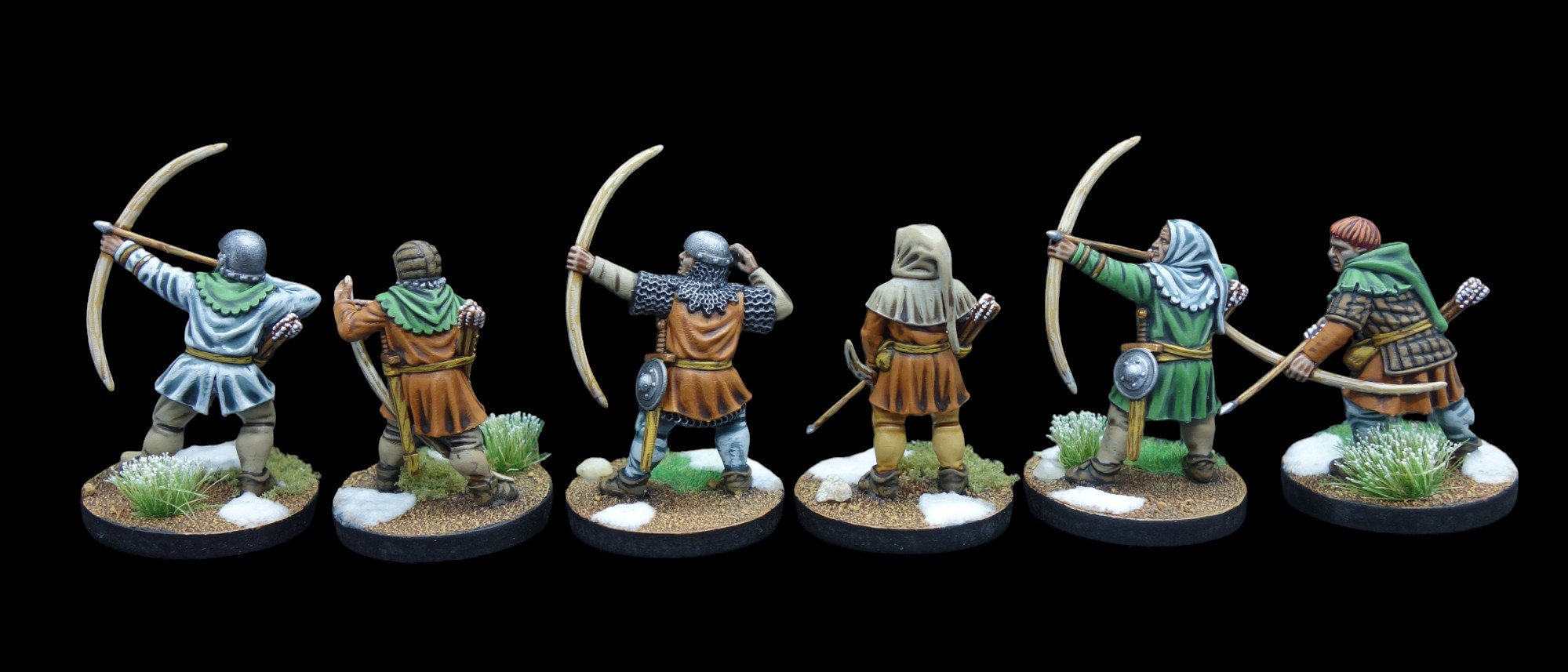3D Printable Medieval Archers 2 by Medbury Miniatures