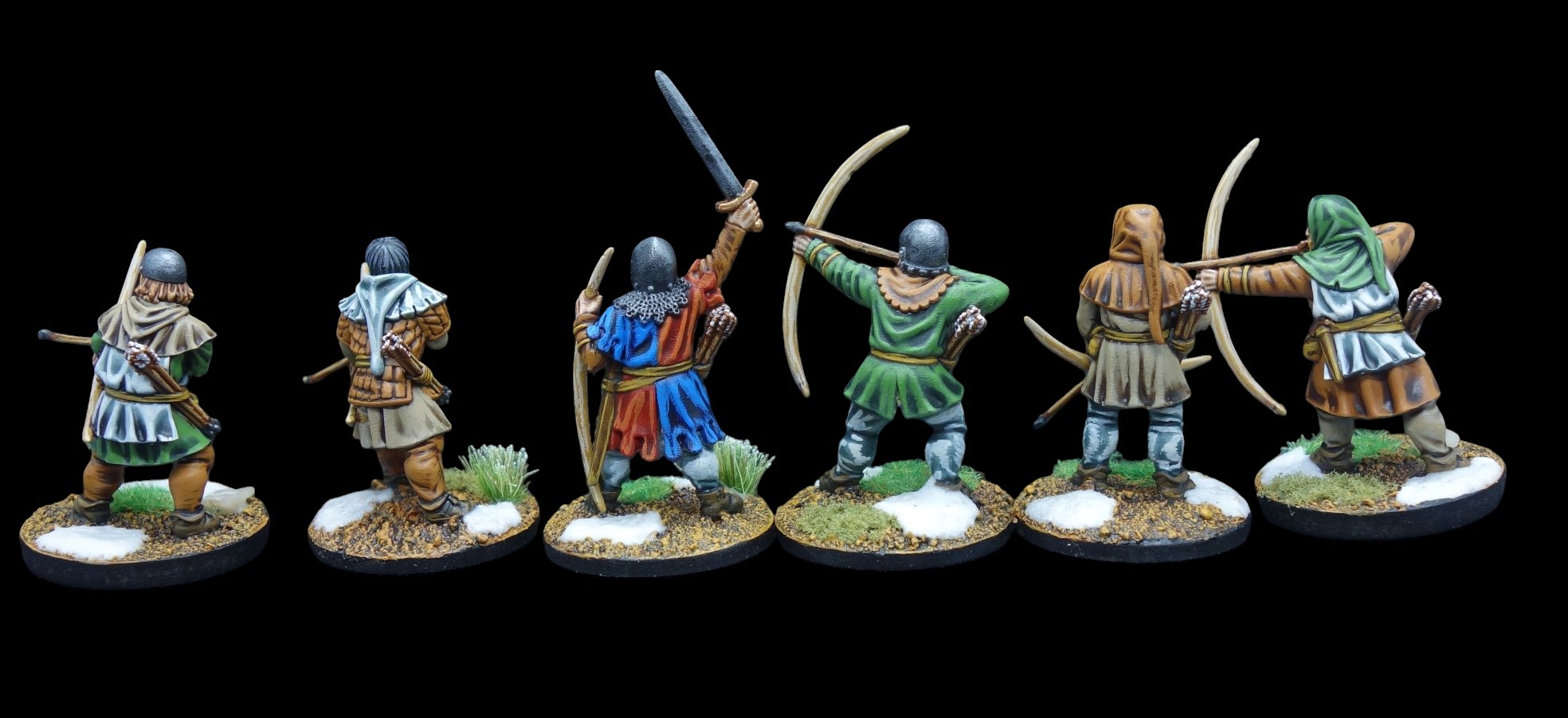 3D Printable Medieval Archers 2 by Medbury Miniatures