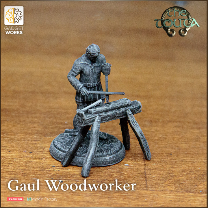 3D Printable Gaul / Celtic Villagers NPC Value Pack by Gadgetworks