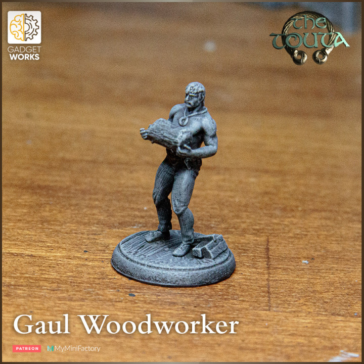 3D Printable Gaul / Celtic Villagers NPC Value Pack by Gadgetworks