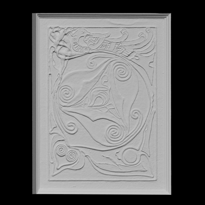 3D Printable Limnerslease ceiling panel by Watts Gallery