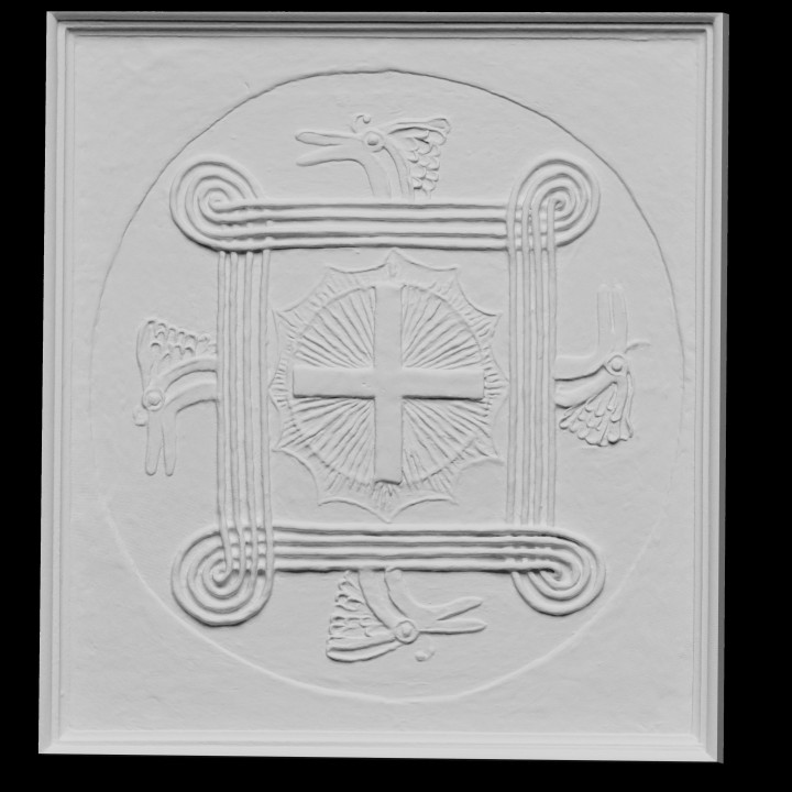 3D Printable Limnerslease ceiling panel by Watts Gallery