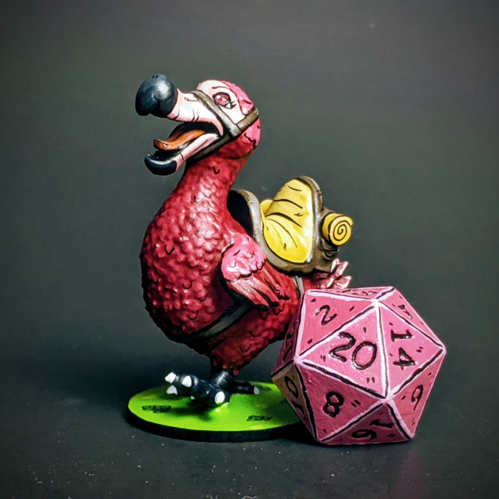 3D Print of Dodo Mount and Monkey Pirate Rider Bundle by Paintingmyth