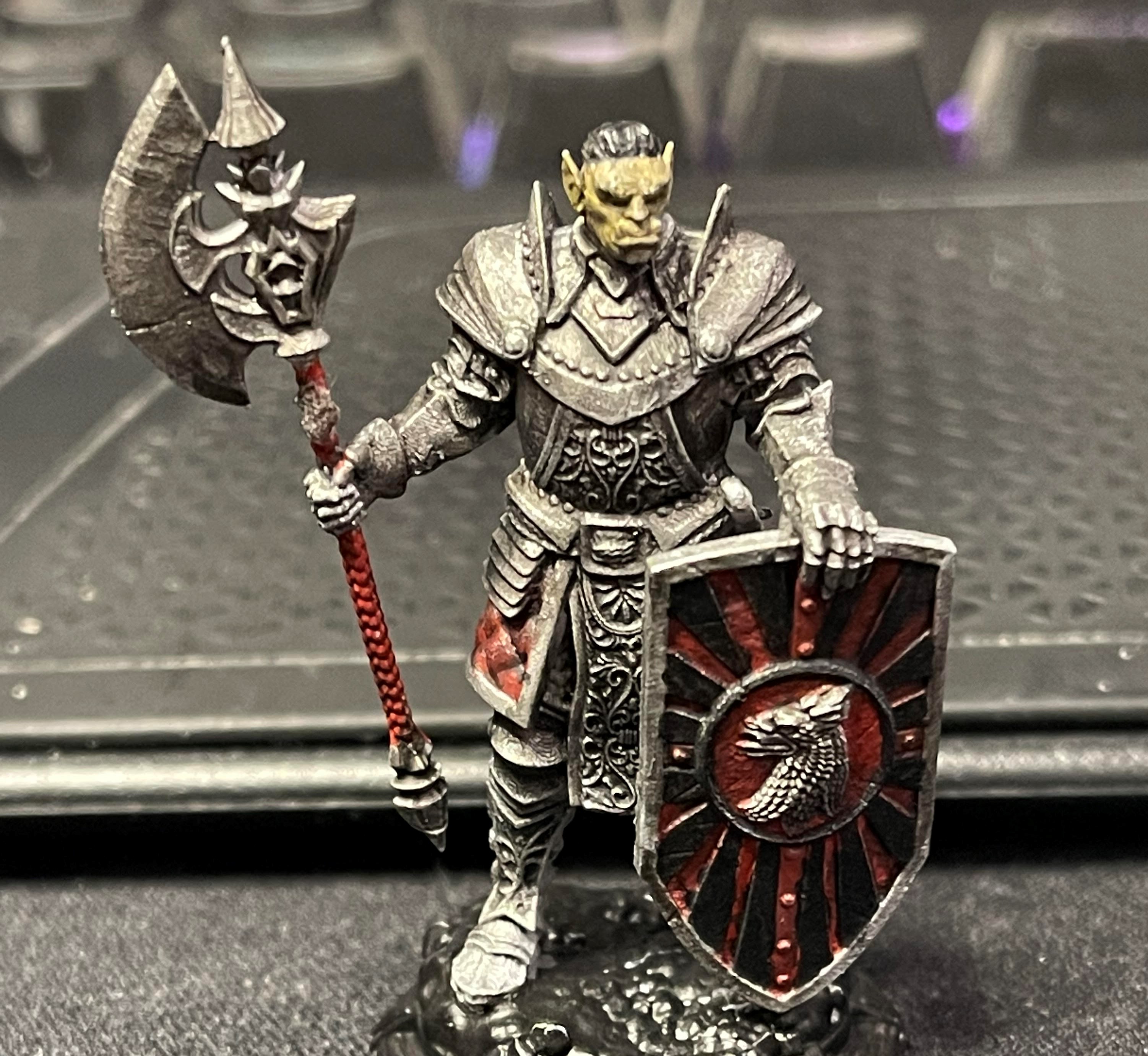 3D Printable Noble Orc Knight - Trenon by DM Stash