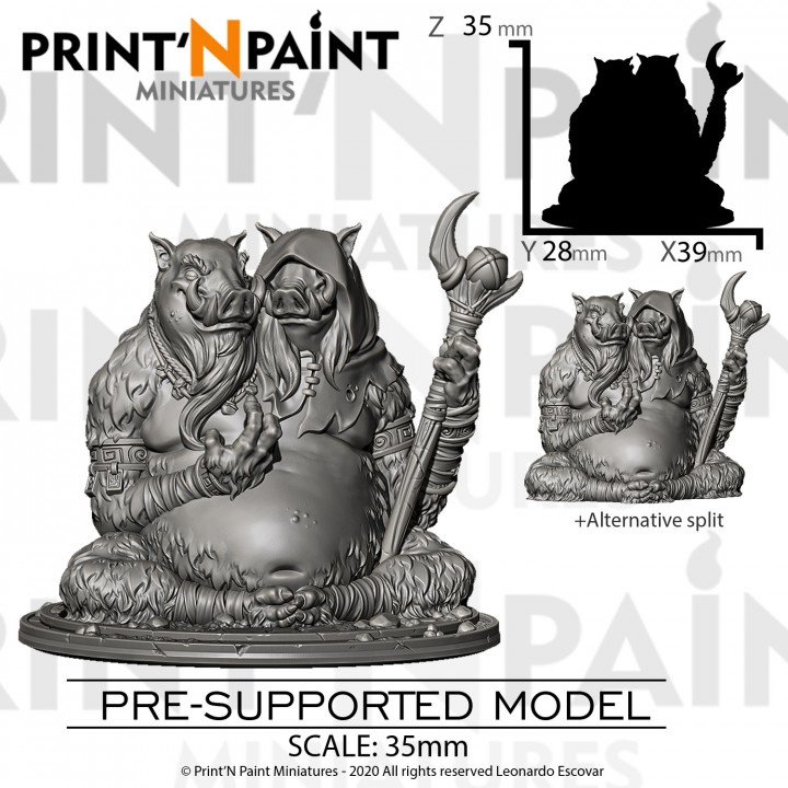 3D Printable Boarman Oracle by Leonardo Escovar