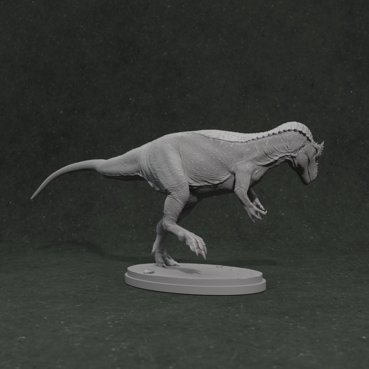 3D Printable Allosaurus Fragilis 1-35 scale pre-supported dinosaur by ...