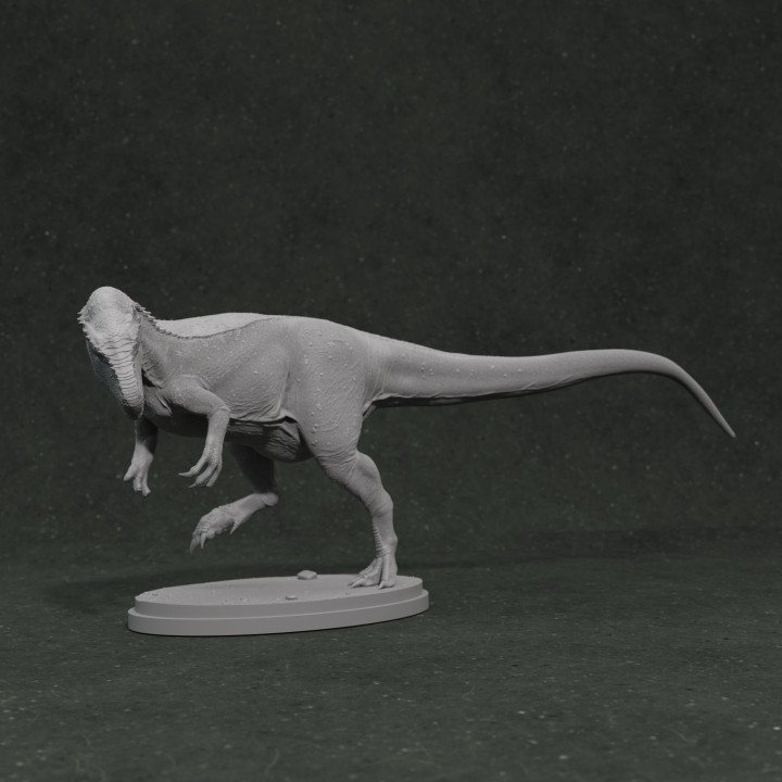 3D Printable Allosaurus Fragilis 1-35 scale pre-supported dinosaur by ...