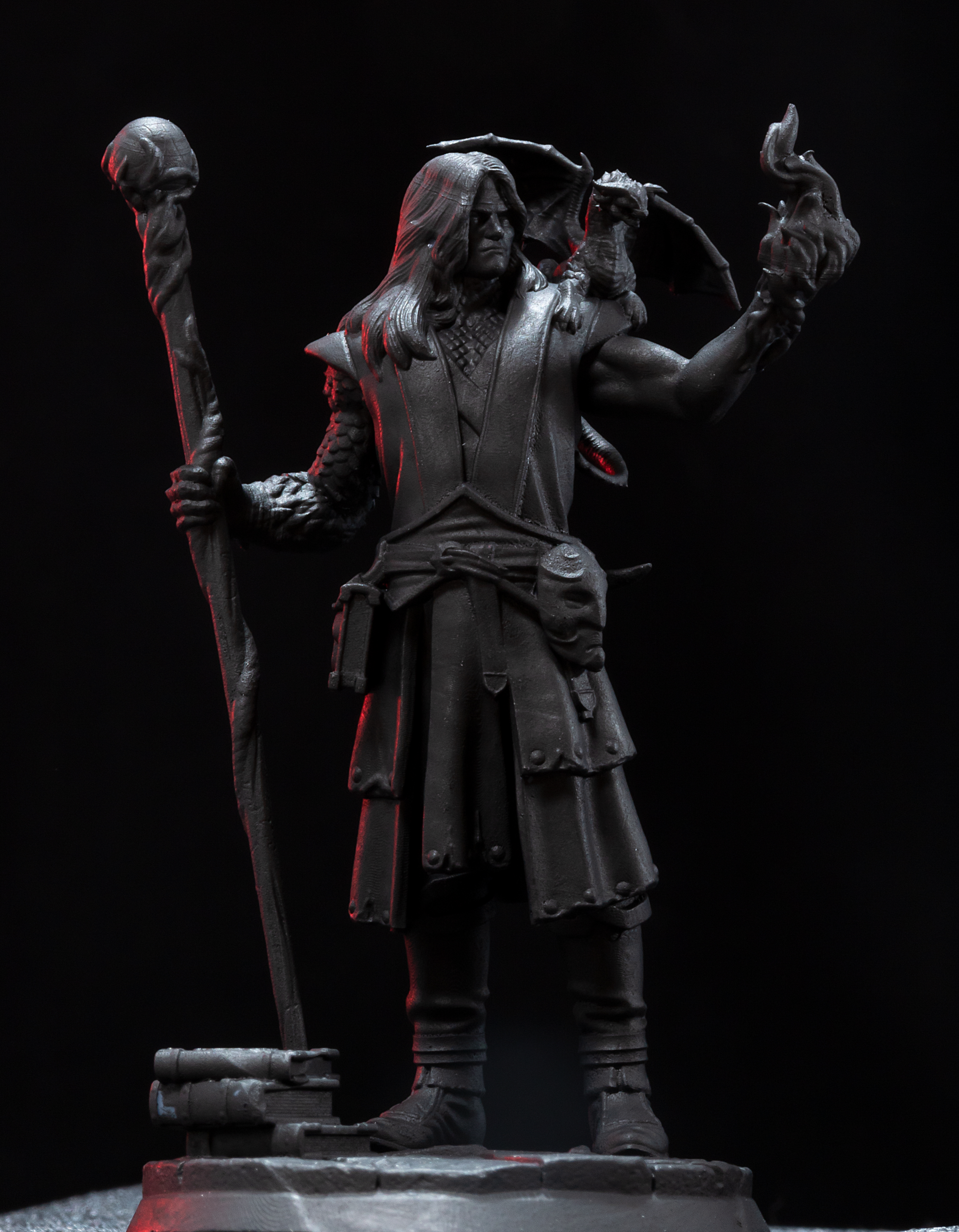 3D Printable Tallandir, Elf Wizard by Flesh of Gods