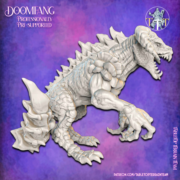 3D Printable Doomfang (Cryptid) by Tabletop Terrain