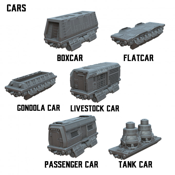 3D Printable Repulsor Land Train by Multiverse