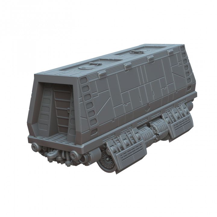 3D Printable Repulsor Land Train by Multiverse