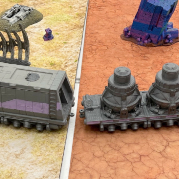 3D Print of Repulsor Land Train by camib