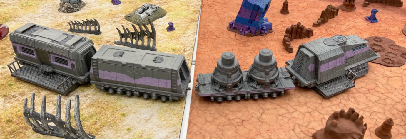 3D Printable Repulsor Land Train by Multiverse