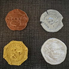 3D Printable Troll coin set by Unchained Games