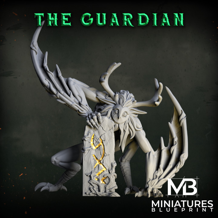 3D Printable The Queen and the Throne's Guardian by Miniatures Blueprint