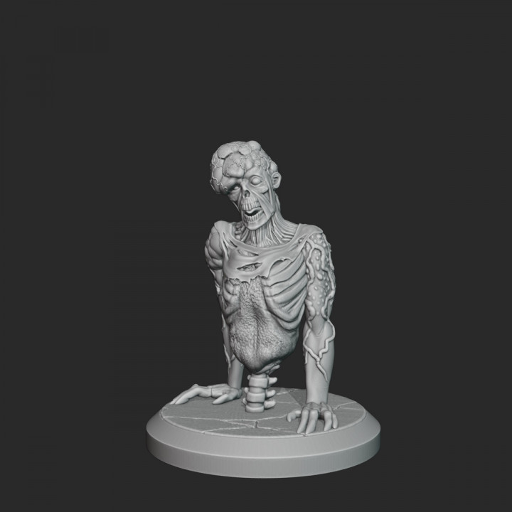 3D Printable Zombie Mutant - Torso by TheSurrealFactory