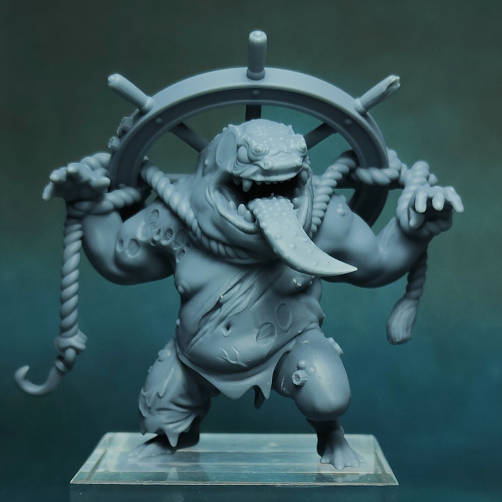 3D Printable Zombie Amphibians Pirate Crew - Jiro, Goro, and Akumaru ...