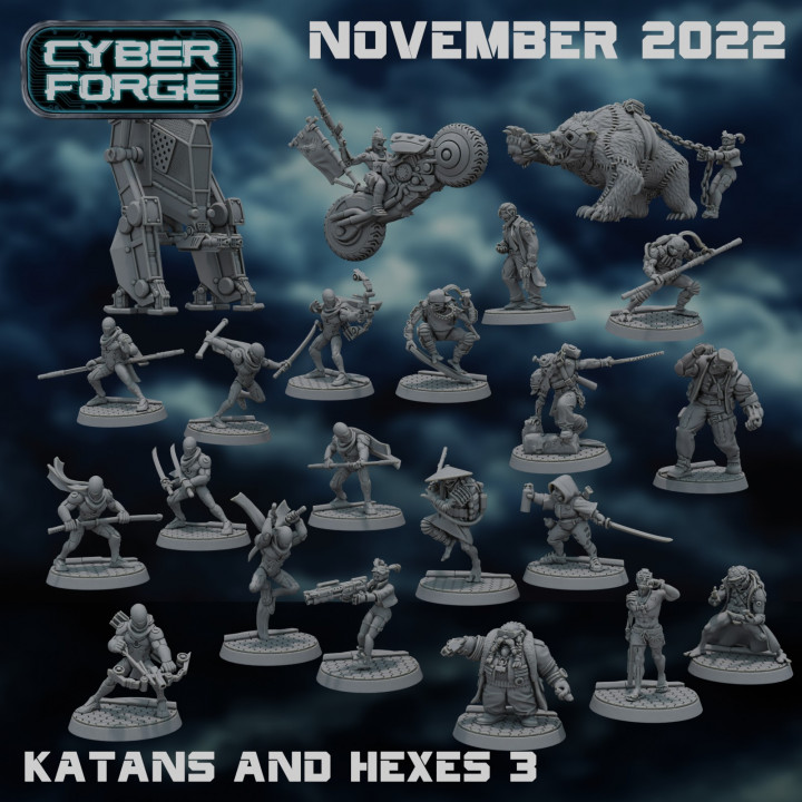 3D Printable Cyber Forge - November 22 Release by Titan Forge Miniatures
