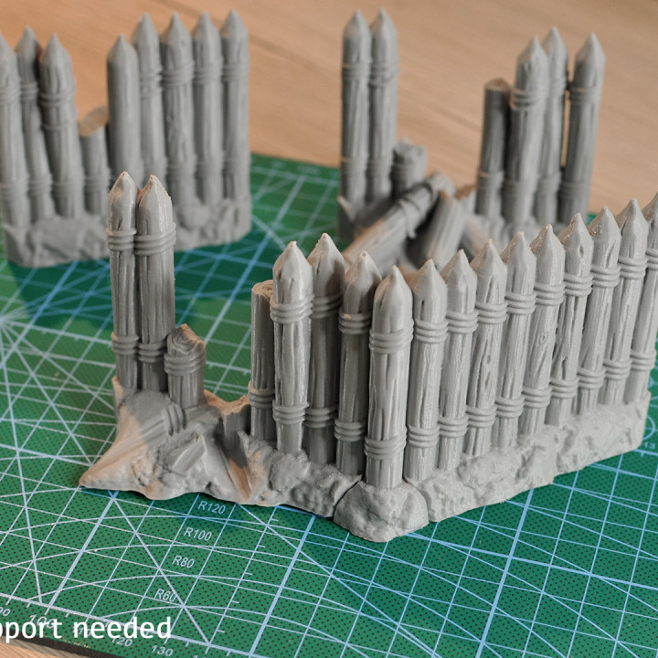 3D Printable Modular palisade by Suhland Workshop