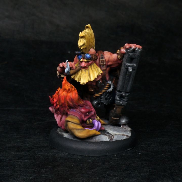 3D Print of Dwarf Berserker Engineer by doctorfaust1