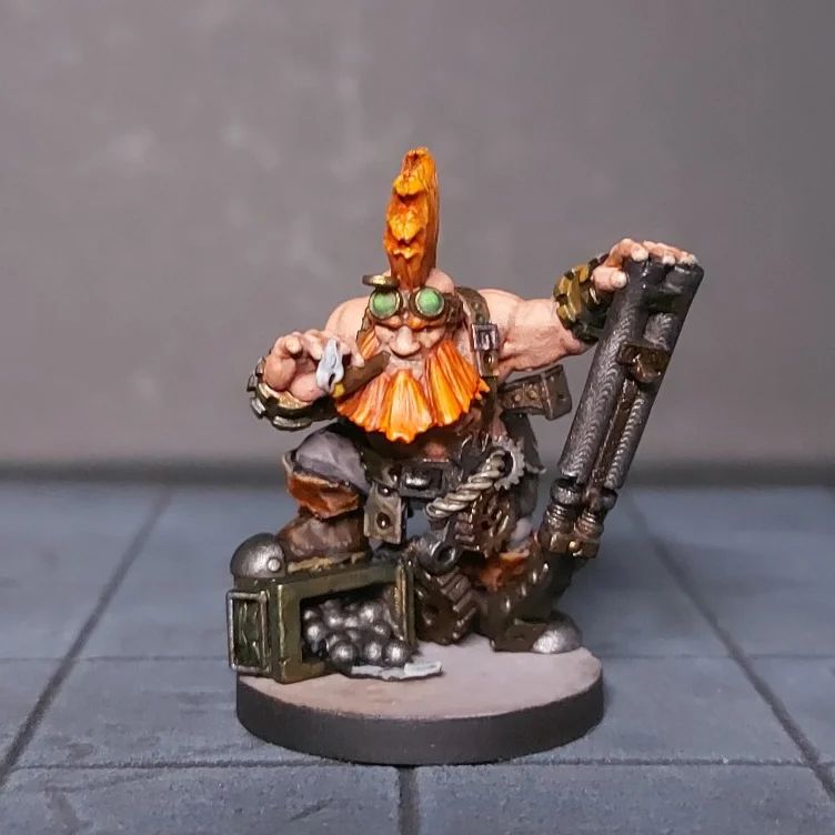 3D Printable Dwarf Engineer by Avatars of War