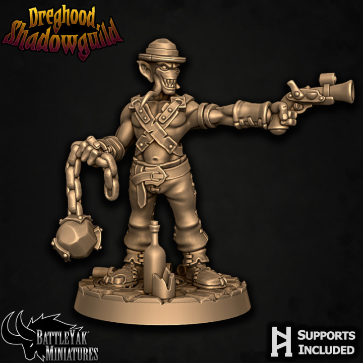 3D Printable Dreggum Goon D by Battle Yak Miniatures
