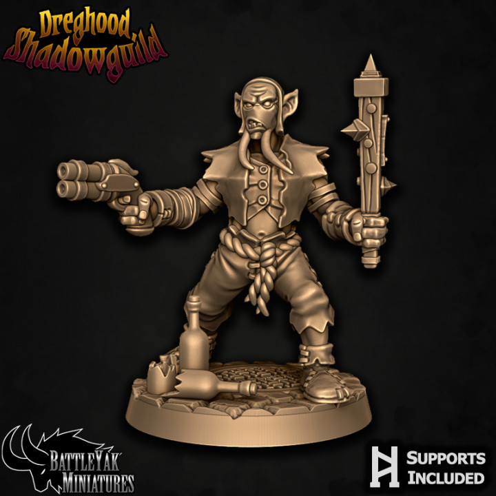 3D Printable Dreggum Goon F by Battle Yak Miniatures