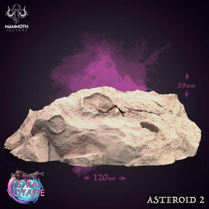 3D Printable Asteroids by Mammoth Factory