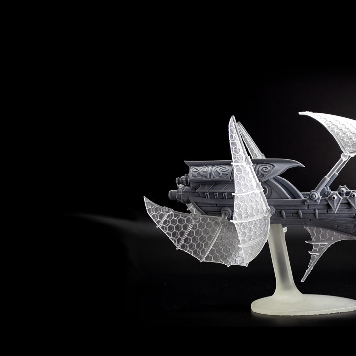 3D Print of Elf Skiff | PRESUPPORTED | Journey Through the Astral Sea ...