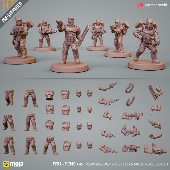 3D Printable FRU - SCNS FAST RESPONSE UNIT by Moid