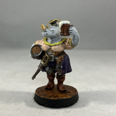 3D Printable FREE Giff, Loxodon, & Rhinofolk Brewer STL| PRESUPPORTED ...