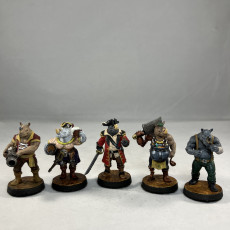 3D Printable FREE Giff, Loxodon, & Rhinofolk Brewer STL| PRESUPPORTED ...