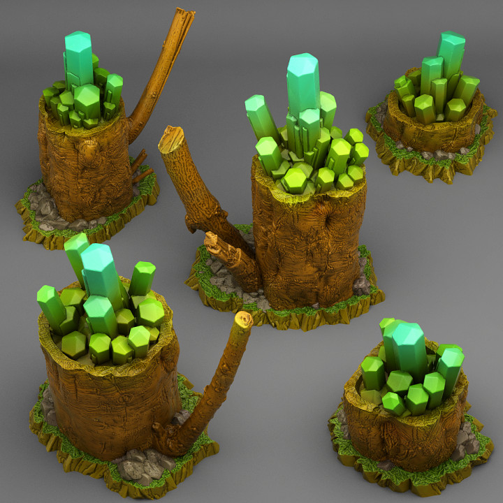 3D Printable ENERGY CRYSTALS by Fantastic Plants And Rocks